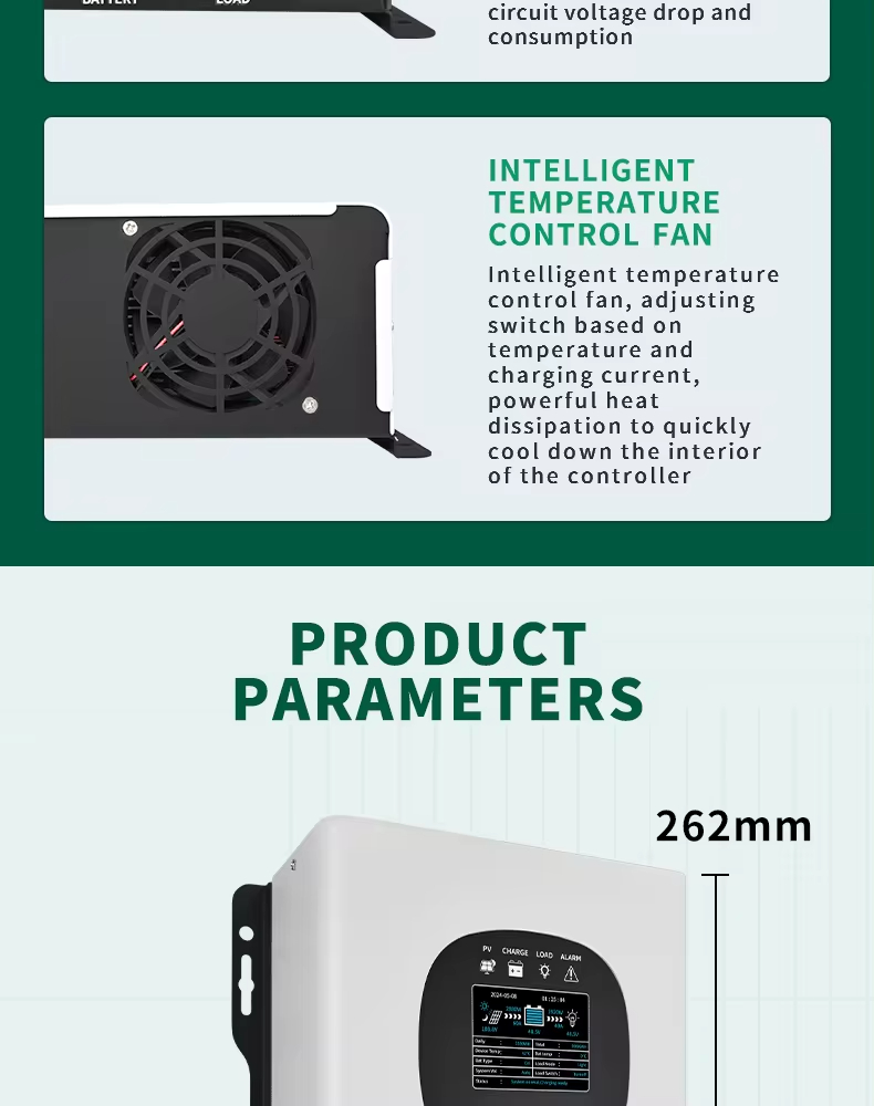 【เก็บปลายทาง】AOYANG Smart MPPT Solar Charge Controller ไฮโวลโซล่าชาร์เจ ...