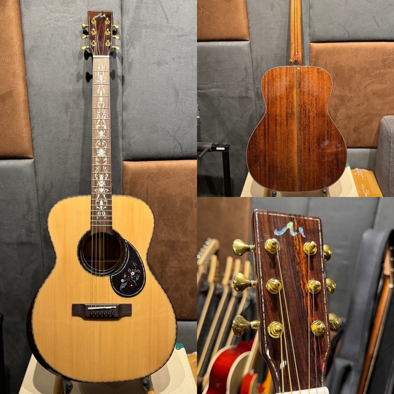 กีต้าร์โปร่ง Most M-13 all solid ไม้แท้ทั้งตัว มีอาร์มเรท โมส มิวสิค ...