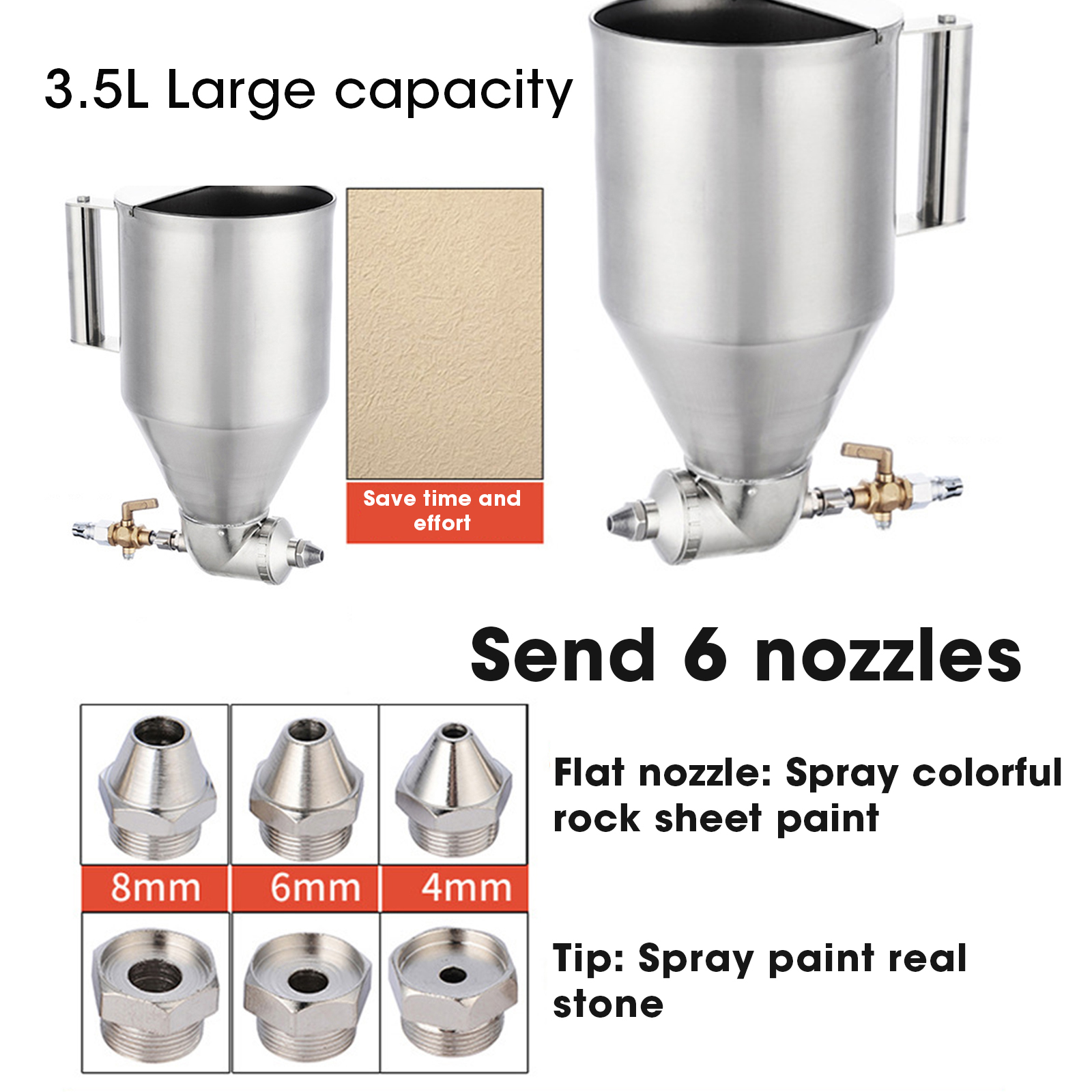 【Shipping From Thailand+cod】Stucco Spray Gun Cement Mortar Sprayer ...