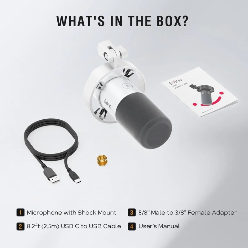 (ถูกสุด)FIFINE K688 USB/XLR DYNAMIC MIC WITH SHOCK MOUNT(พรีออเดอร์~7วัน) | Shopee Thailand