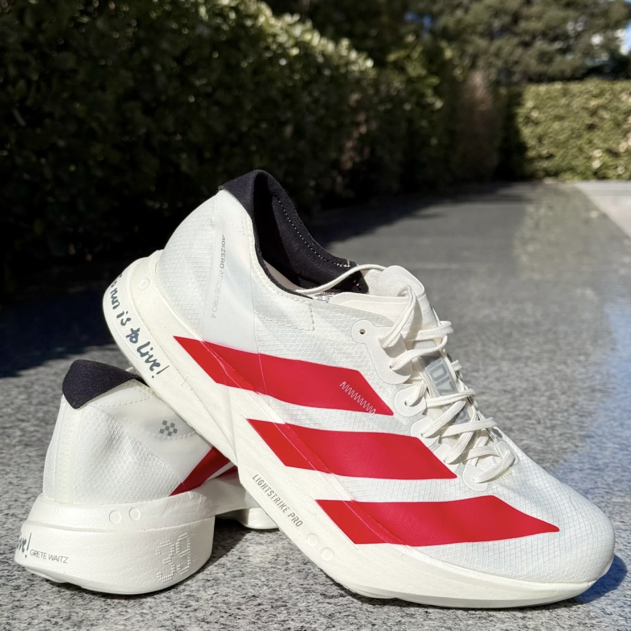 รุ่นใหม่ adidas Adizero Adios Pro 4 รองเท้าวิ่งลำลอง JR6373/JR4542 ...