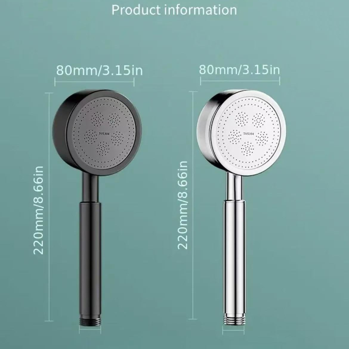 ฝักบัวอาบน้ำ เพิ่มแรงดัน สแตนเลส 304 แท้ | Shopee Thailand