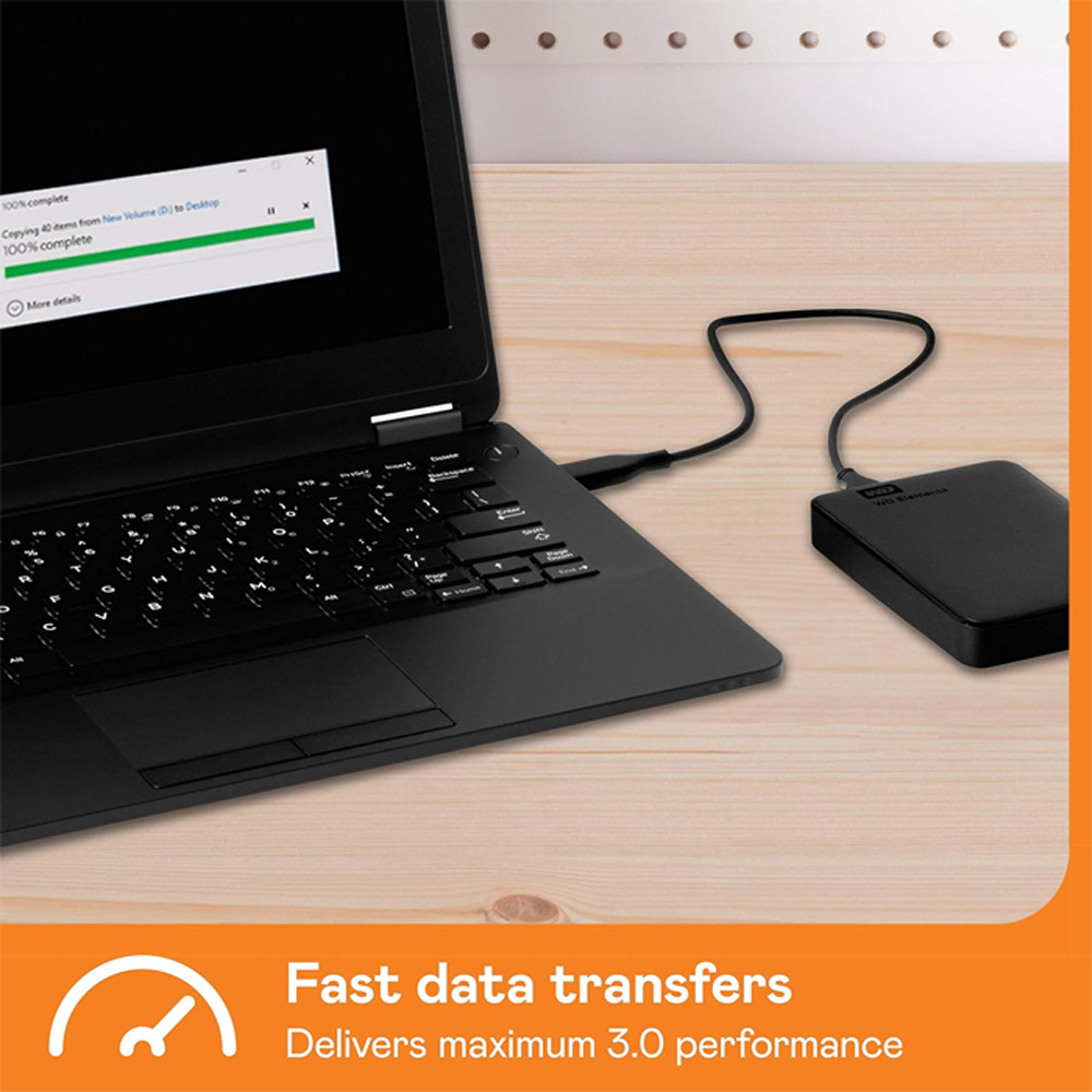 ฮาร์ดดิสก์ WD HDD Ext 1TB Element USB 3.0 Black by Studio7 | Shopee ...