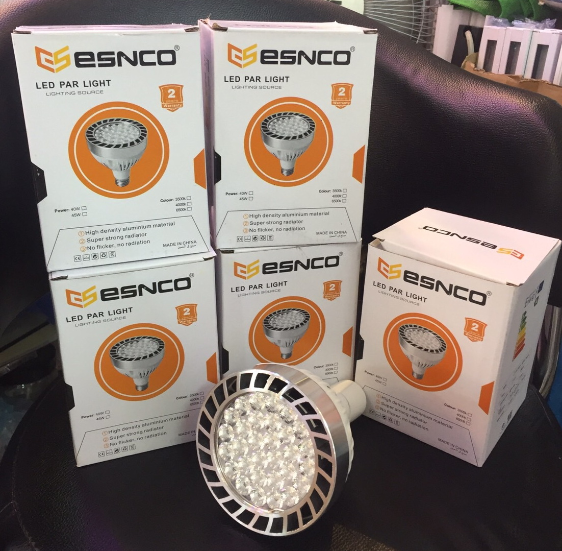หลอดพาร์ 30 LED PAR 40W : Esnco มี 40W - 45W มีมอก. ใช้กับโคมไฟแทรคไลท์ ...