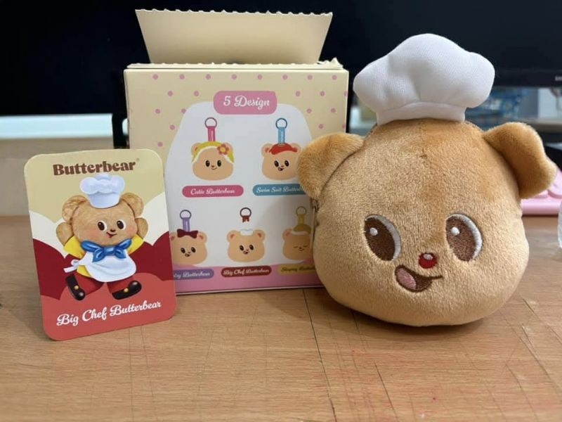 พวงกุญแจกระเป๋าน้องหมีเนยButterbear 7-11 ลิขสิทธฺิ์แท้ มี 5 แบบ | Shopee Thailand