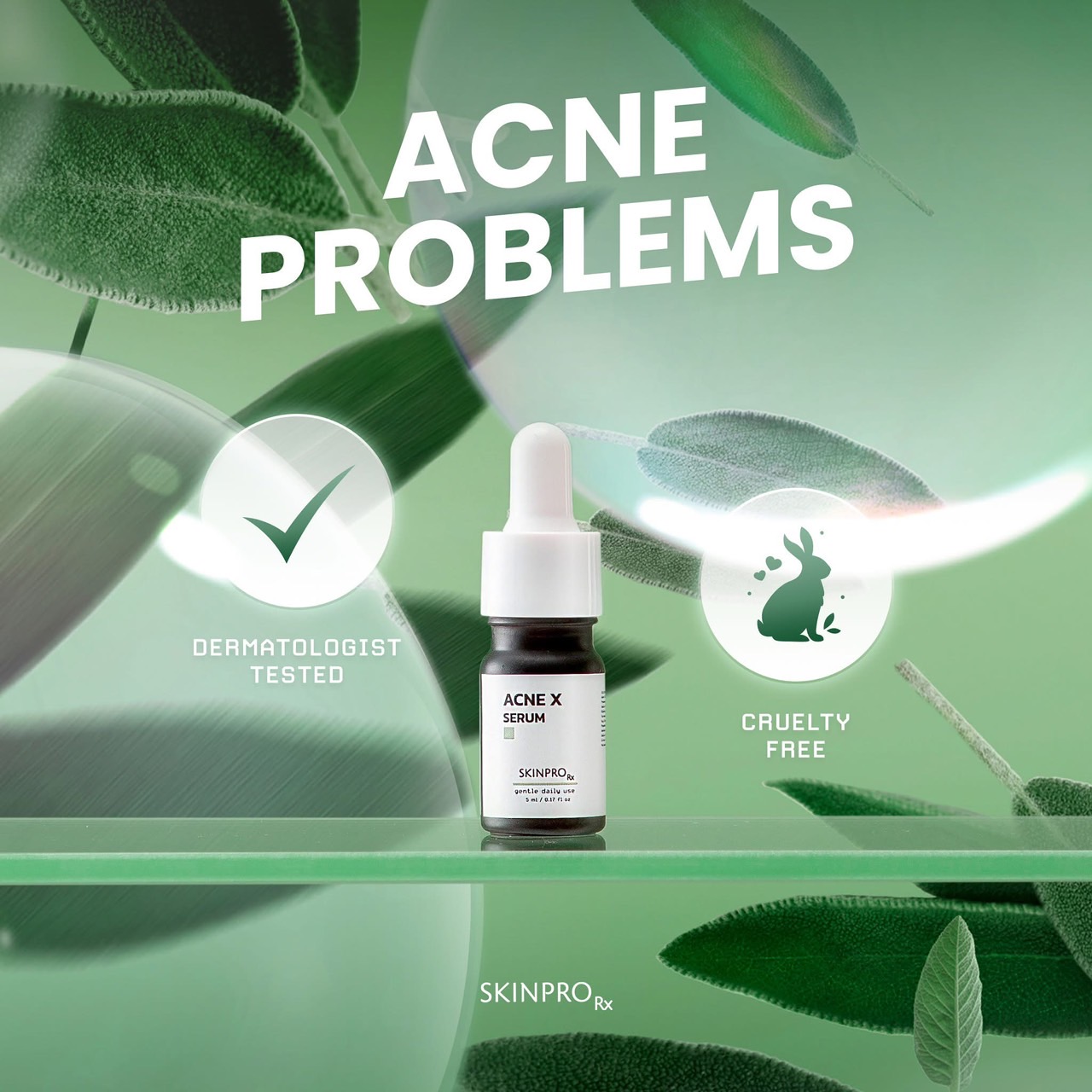 SKINPRO Rx Acne X Mini Serum มินิเซรั่มสูตรสำหรับผิวมัน/เป็นสิว ขนาด ...