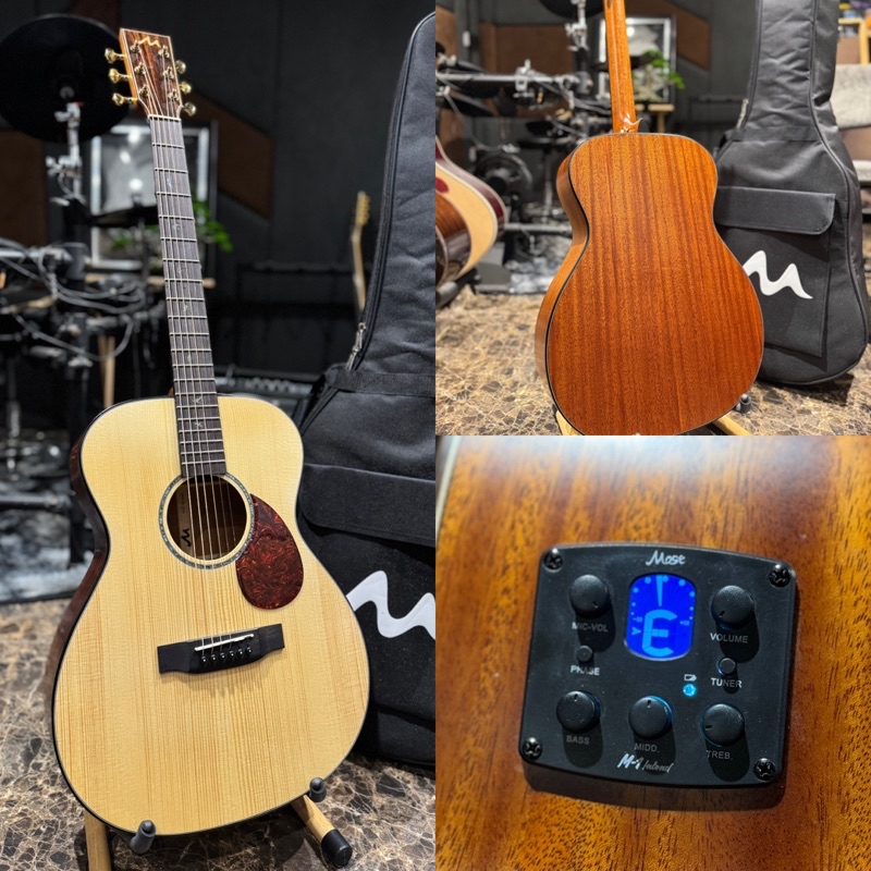 กีต้าร์โปร่ง Most M-07 all solid ไม้แท้ทั้งตัว เคลือบด้านซาติน รุ่นใหม่ ...