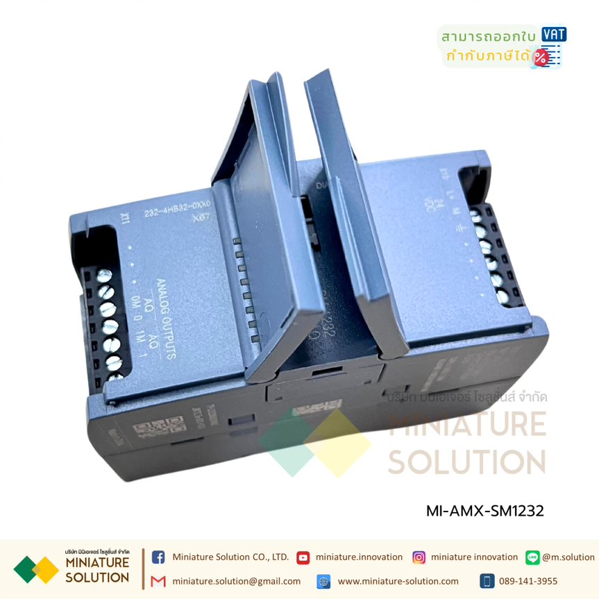 Amsamotion S7-1200, Analog output, SM 1232, 2 AO : 232-4HB32-0XB0 ...