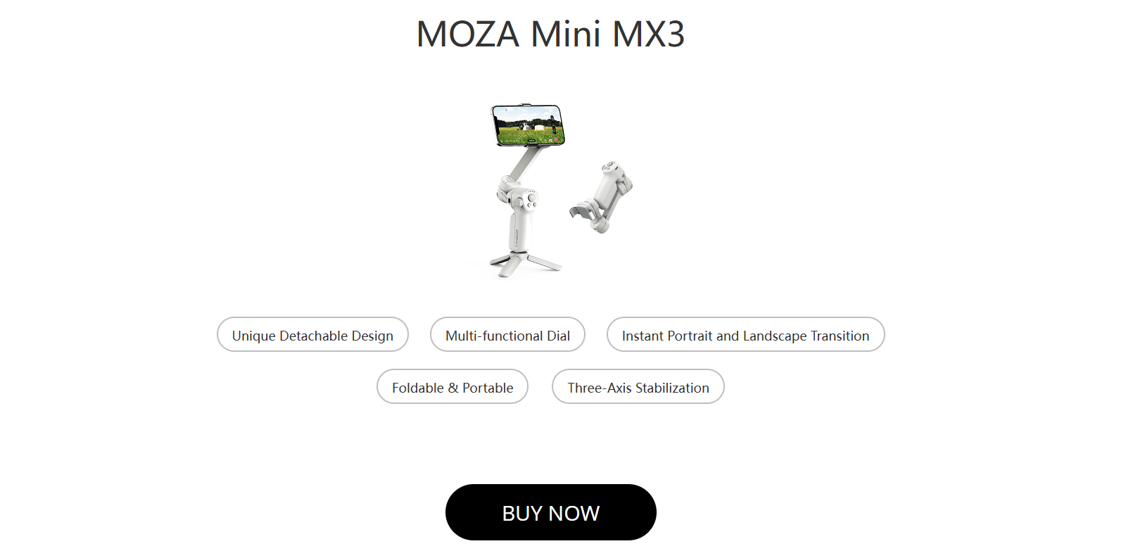 ไม้กันสั่นมือถือ MOZA Mini MX3 Gimbal กันสั่น 3 แกน แยกส่วนควบคุม (รับ ...