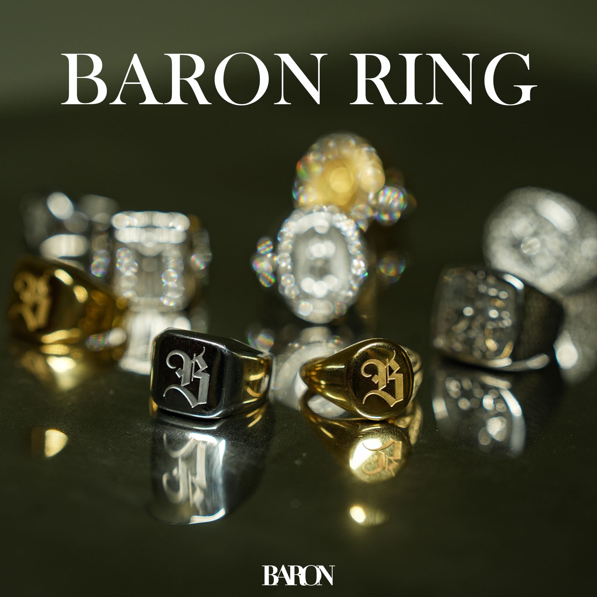BARON "RING" Accessories แหวนแนวสตรีท แบรนด์บารอน | Shopee Thailand