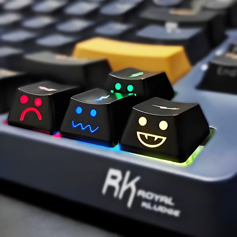 ปุ่มคีย์แคป Replacement WASD Arrow Keycaps OEM Profile แบบ Double Shot ...