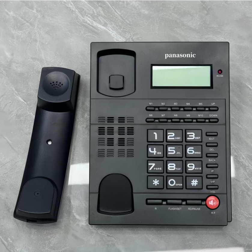 Panasonic โทรศัพท์บ้าน KX-TSC95CID โทรศัพท์มีสาย โทรศัพท์สำนักงาน โทรศัพท์บ้าน (สีขาว สีดำ ...