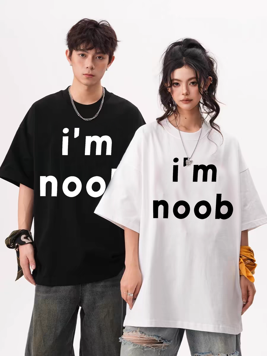 Buy 2 get 1 เสื้อยืด I'm noobใส่แล้วไม่มี noob S-3XL COD | Shopee Thailand