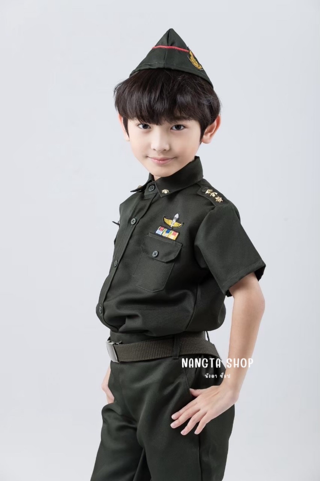 ชุดทหารบกรุ่นจิ๋ว แบรนด์ Nangta Shop เซ็ต 5 ชิ้น * งานตัดเย็บคุณภาพดี ...