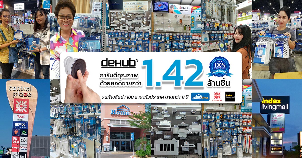 Dehub ราวแขวนอเนกประสงค์ พร้อมตะขอ ไม่ต้องเจาะผนัง ล็อคสูญญากาศ Multi Hanger 400 - S60 | Shopee ...