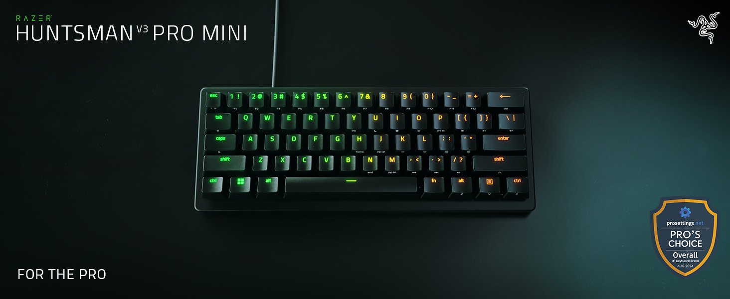 Razer Huntsman V3 Pro Mini - 60% Analog Optical Esports Keyboard - US ...