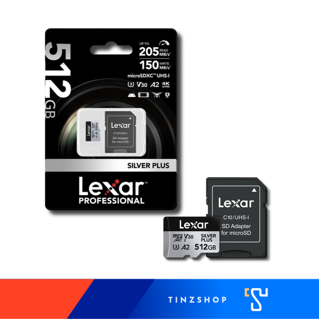 Lexar Professional Silver Plus SD Card [128GB, 256GB, 512GB] สินค้าของแท้ | Shopee Thailand