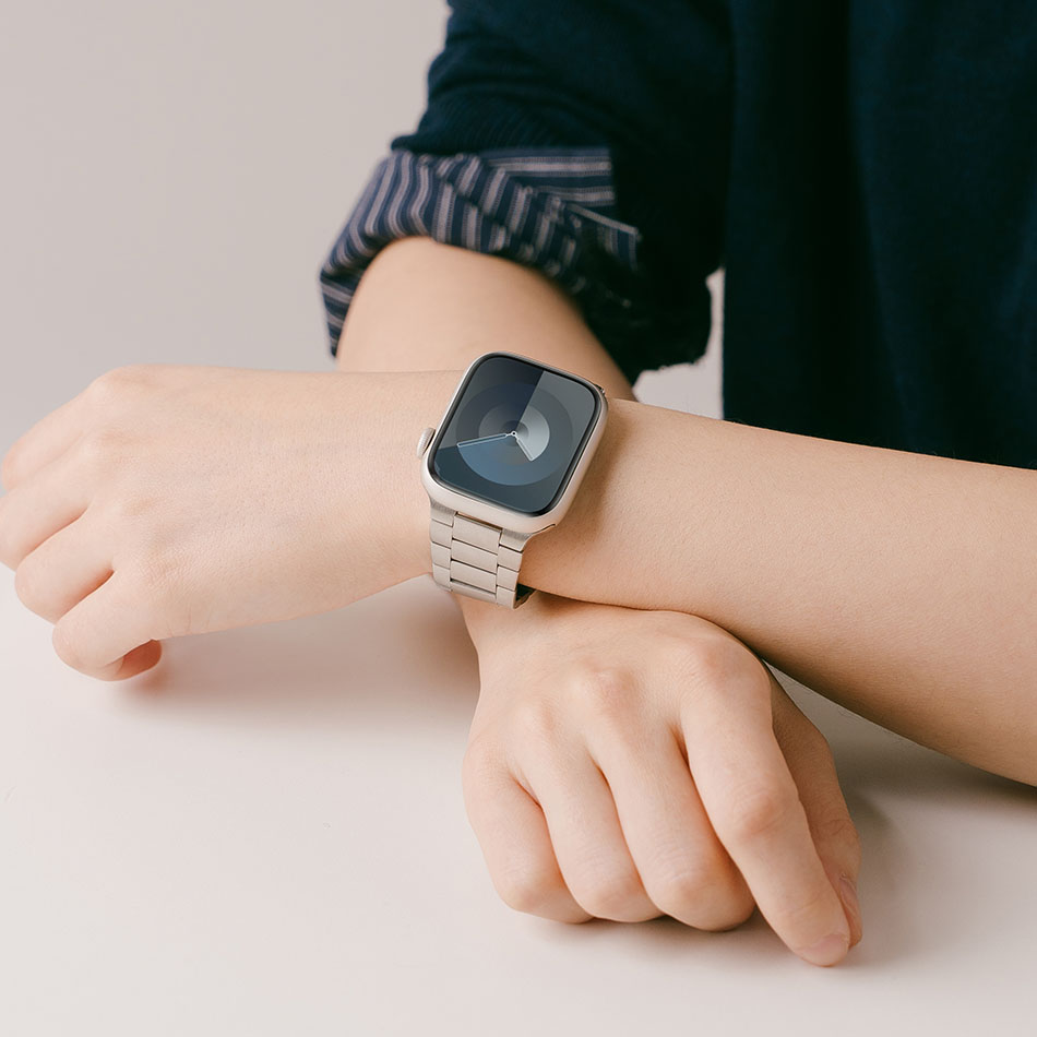 elago Apple Watch Metal Strap Band Stainless Steel 4, 5, 6, 7, 8, 9, 10 ...