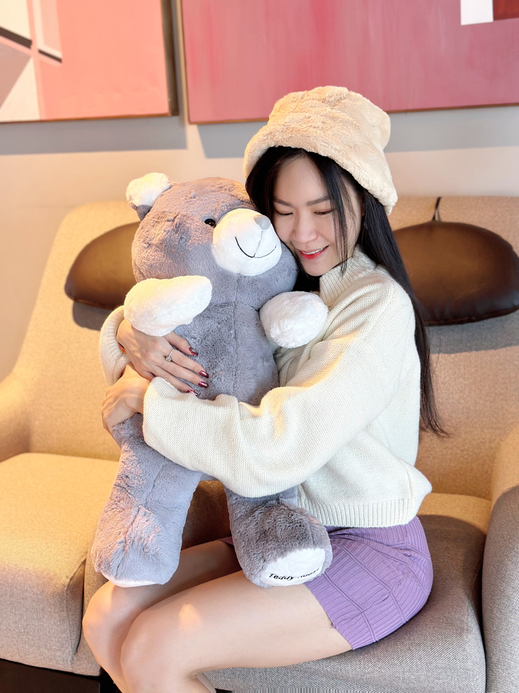 Teddy House : ตุ๊กตาหมี Huggle Muffin Martie ตุ๊กตารับขวัญ มีช่องใส่ของด้านหนลังขนนิ่ม นุ่ม อุ้ง ...