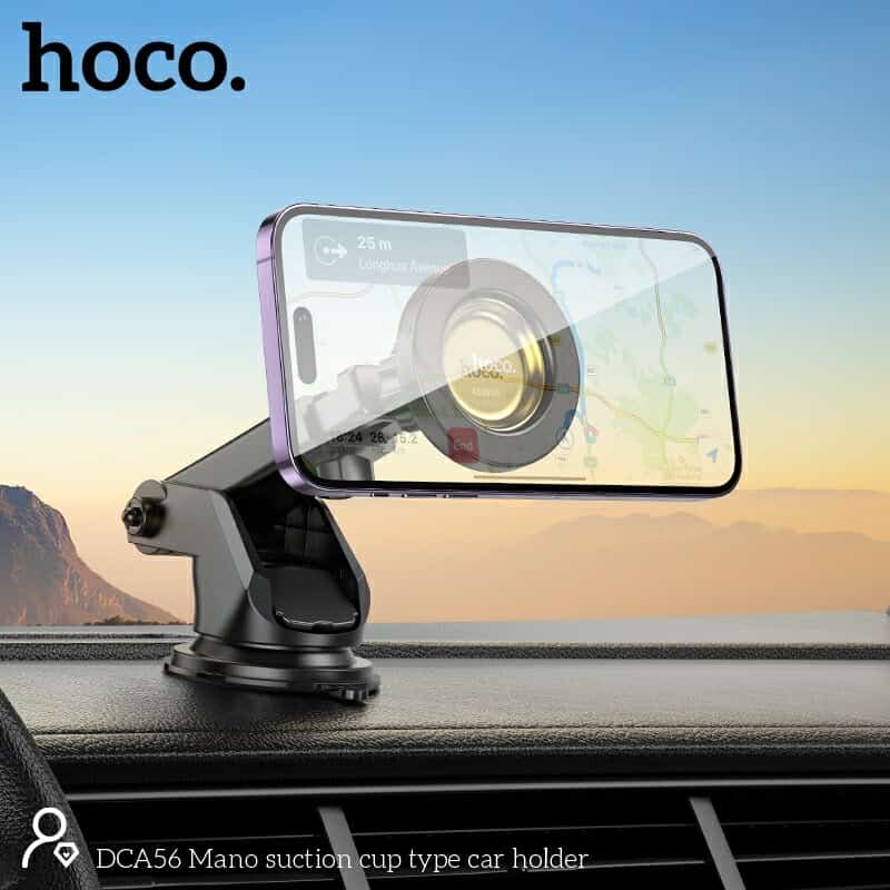 Hoco DCA56 Mano Suction cup type car holder ขาตั้งมือถือแบบแม่เหล็กติด ...