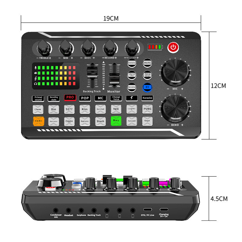 การ์ดเสียง รุ่นF998 สดการ์ด Sound Card F998 เข้ากันได้กับหลายแพลตฟอร์ม ...