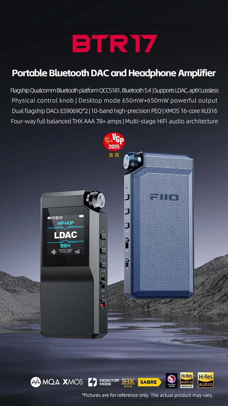 FiiO - BTR17 Bluetooth DAC/AMP พกพาชิป ES9069x2+THX AAA 78+ x2 รองรับ MQA Dual Hi-Res ประกัน ...