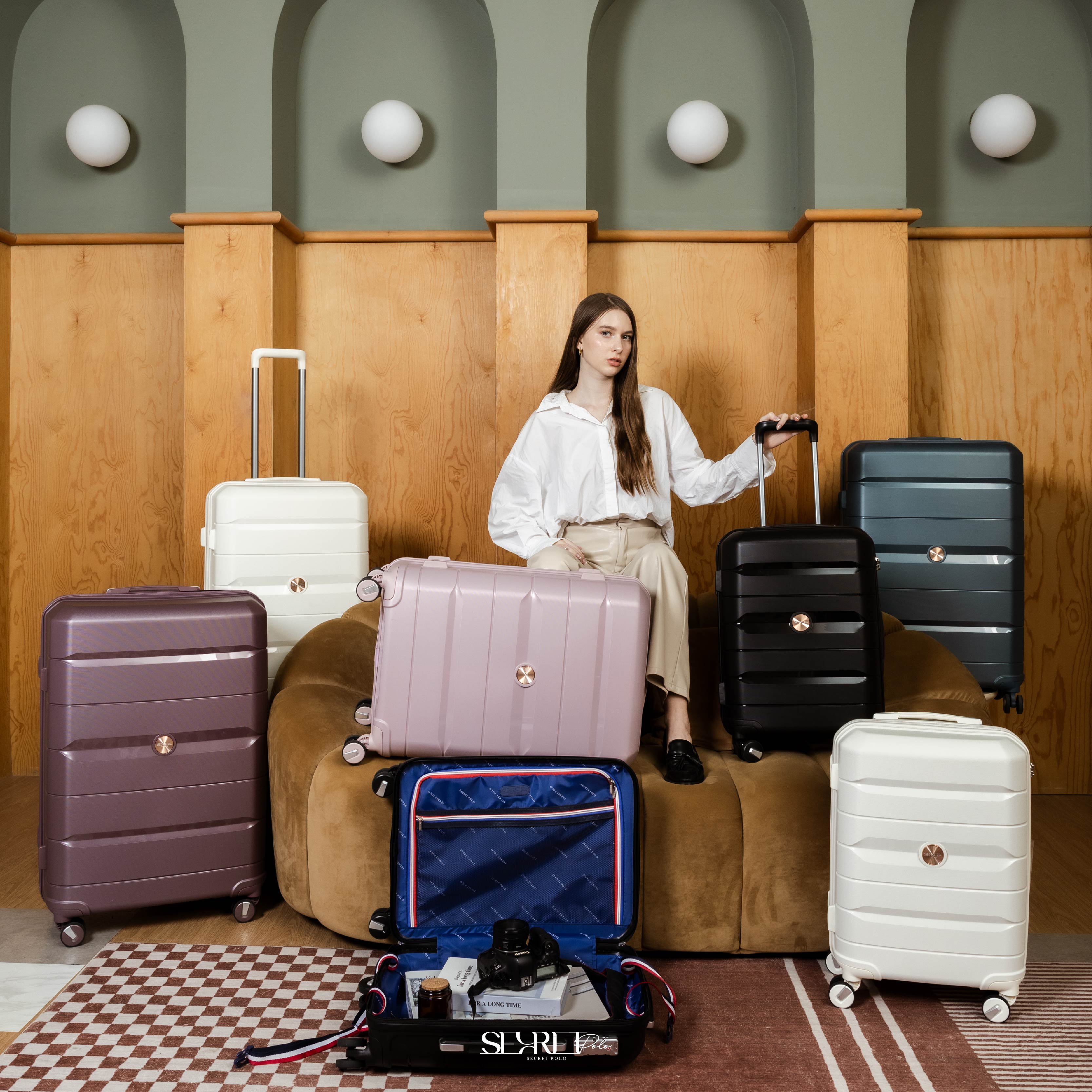 กระเป๋าเดินทาง 24 นิ้ว กระเป๋าเดินทาง SECRET POLO คอลเลคชั่น CLASSIE ...
