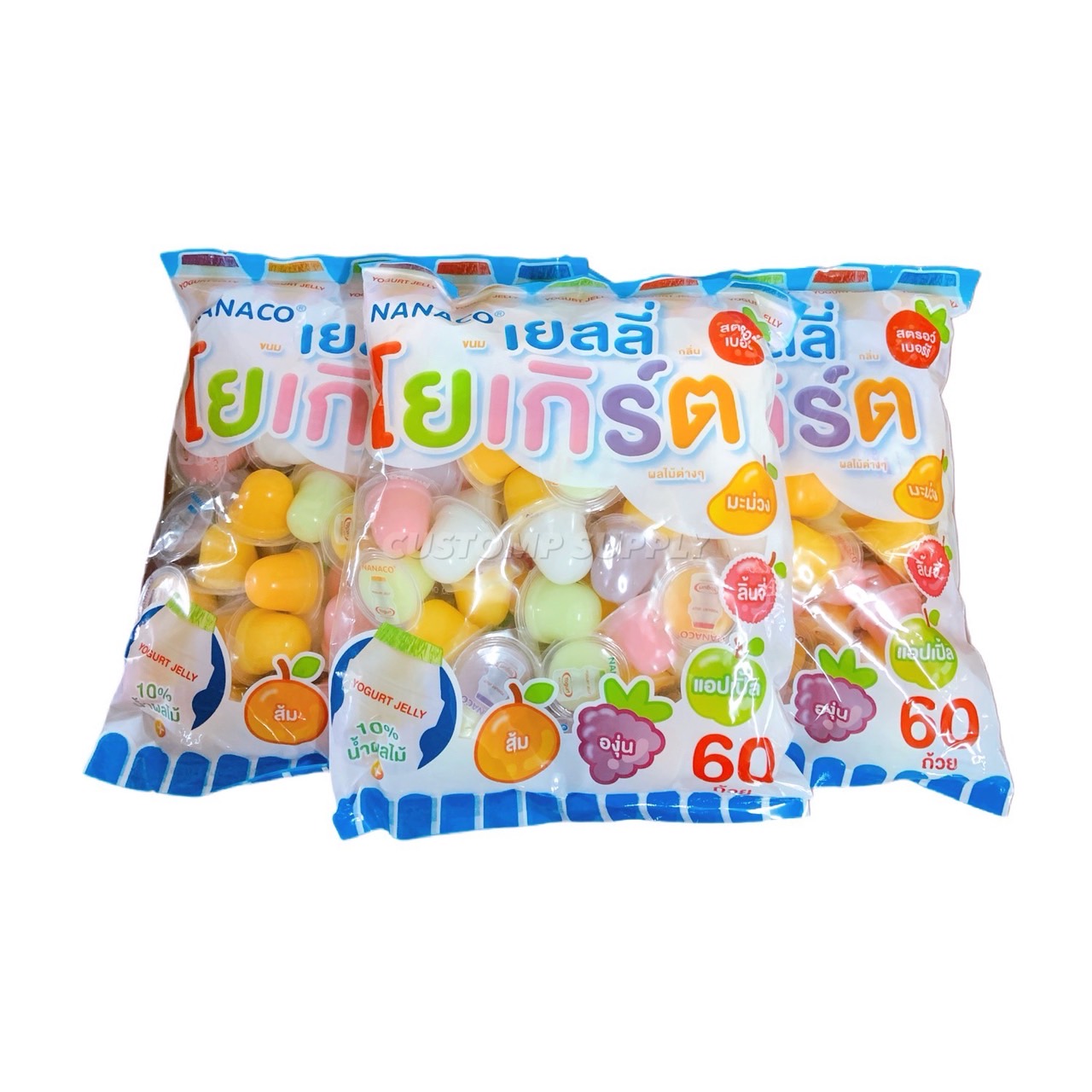 เยลลี่โยเกิร์ต มินิพุดดิ้งผลไม้ แช่เย็นๆอร่อยสดชื่น หนุบหนับเคี้ยวเพลิน ...