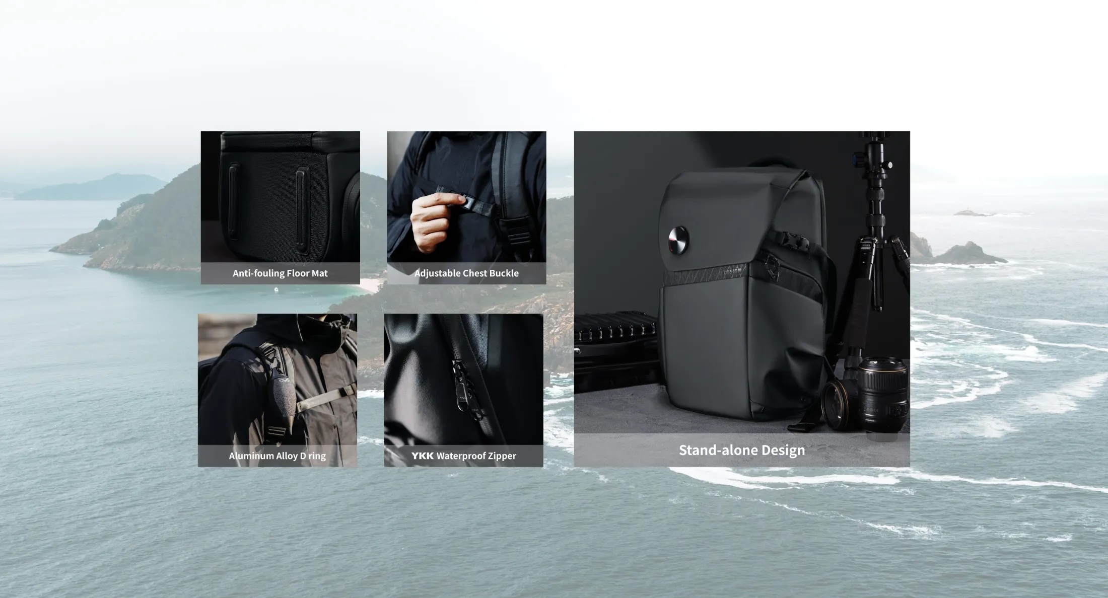 VSGO Black Snipe Camera Bag Backpack 16L / 20L / 25L กระเป๋ากล้อง ...