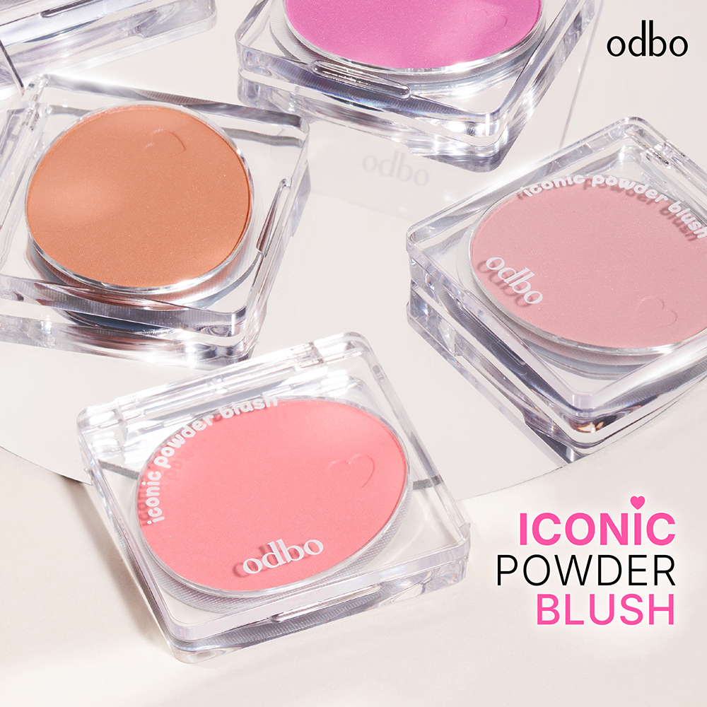 (ของแท้ ส่งตรงจากแบรนด์ 100%) ODBO ICONIC POWDER BLUSH - OD1325 #บลัชกลมไอโคนิค | Shopee Thailand