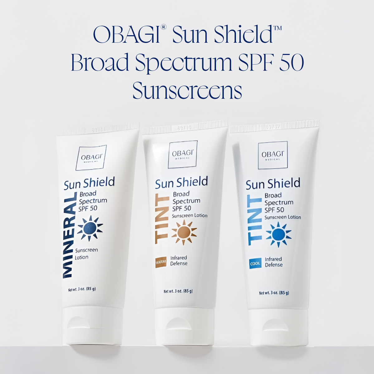 Obagi Medical Sun Shield Tint Broad Spectrum SPF50 Sunscreen Lotion ...