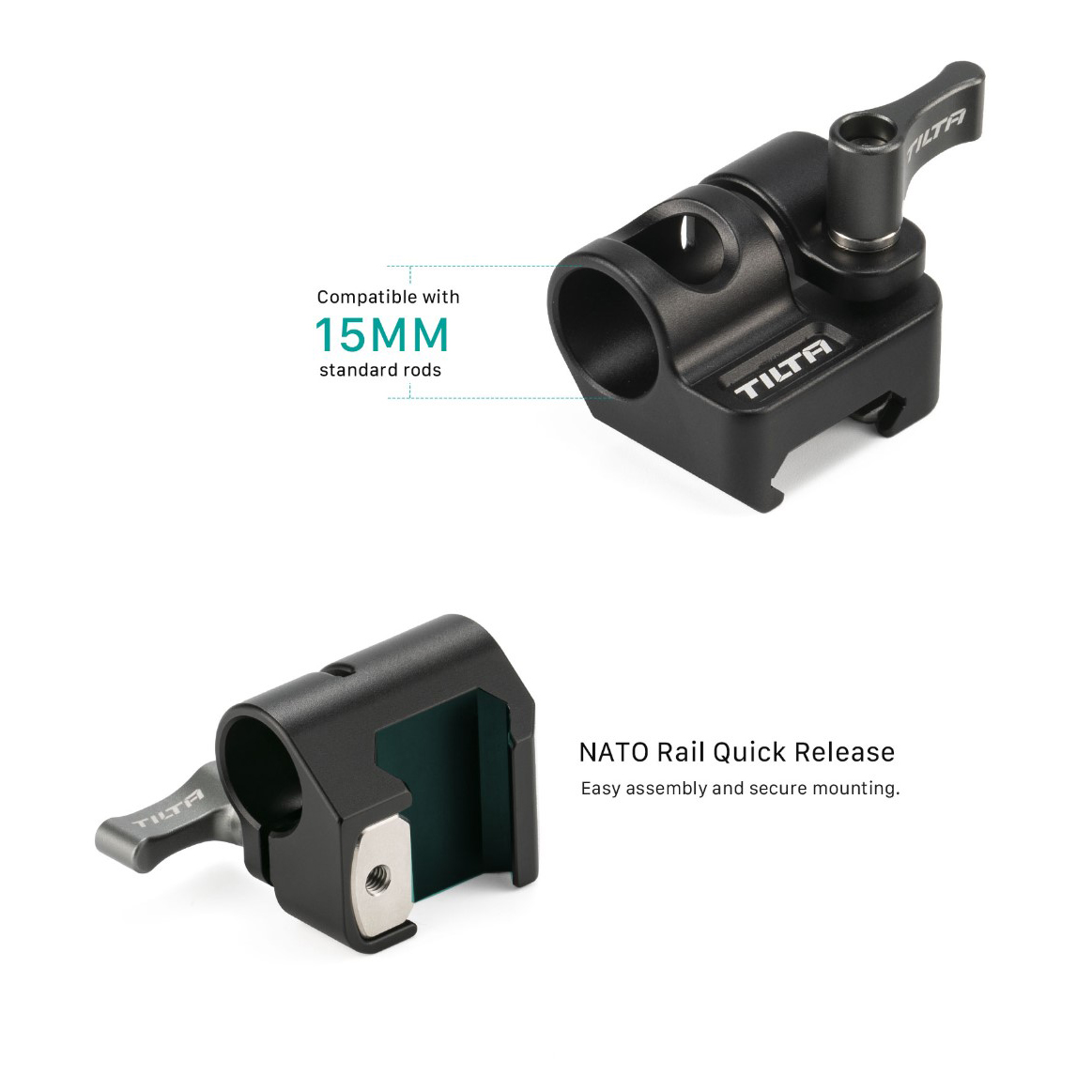 TILTA 15mm Rod Holder to Dual 1/4″-20 Adapter | Shopee Thailand