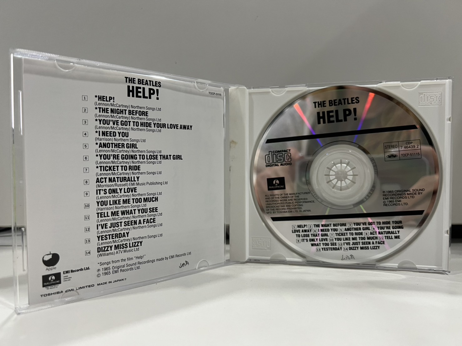 1 CD MUSIC ซีดีเพลงสากล THE BEATLES HELP! PARLOPHONE (B12G69) | Shopee ...