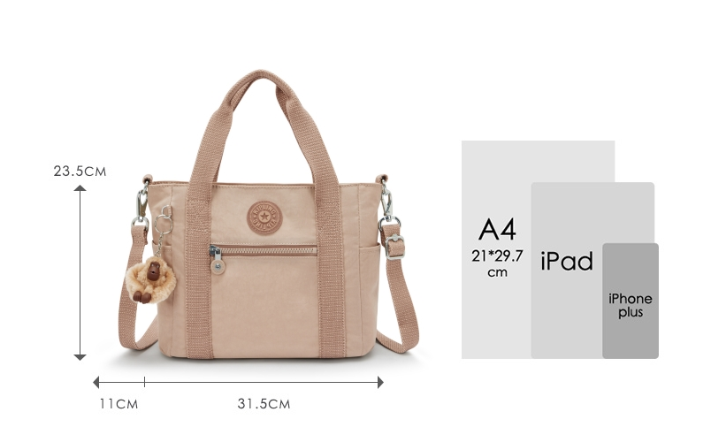 กระเป๋า KIPLING รุ่น JAYLA S LIGHT SAND PR | Shopee Thailand