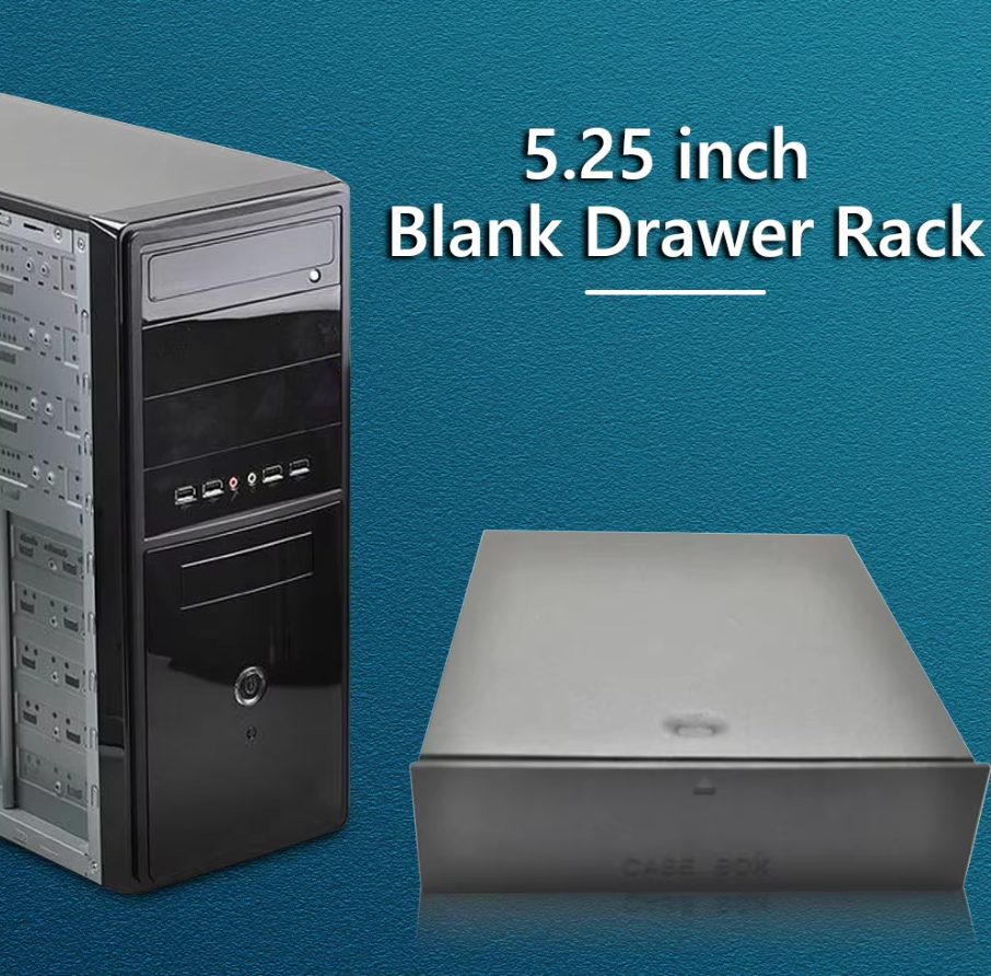 Case Box 5.25 Inch PC Hard Drive Mobile Blank External Case Hard Drive ...