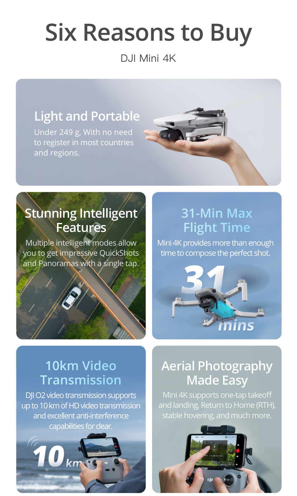 [พร้อมส่ง] DJI Mini 4K - Camera Drone | โดรนขนาดเล็ก | ความคมชัดระดับ ...