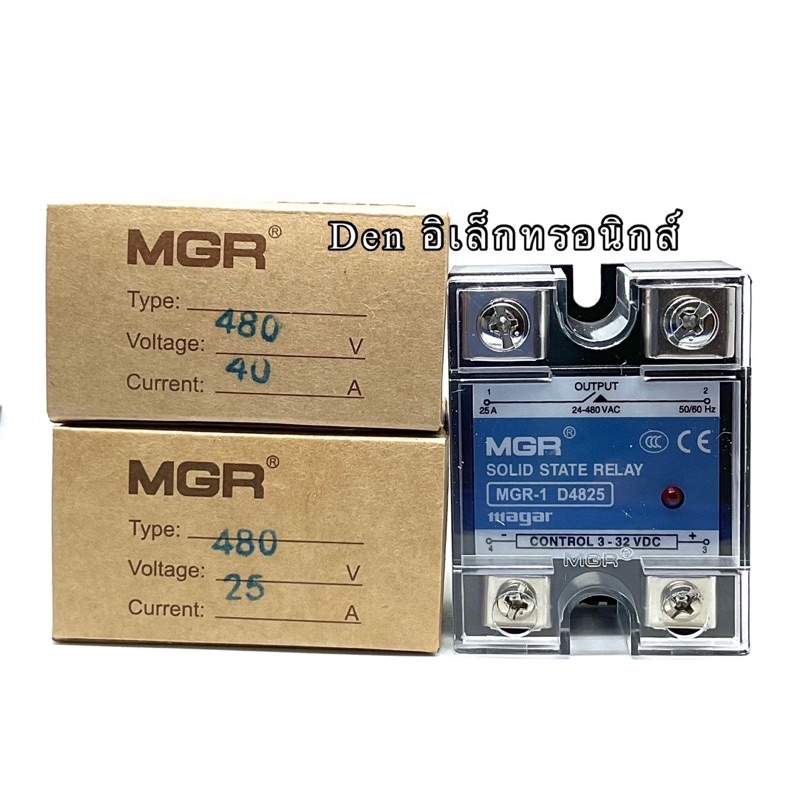 SSR-Solid state Relay MGR-1 single phase D4810 D4825 D4840 D4860 D4880 ...