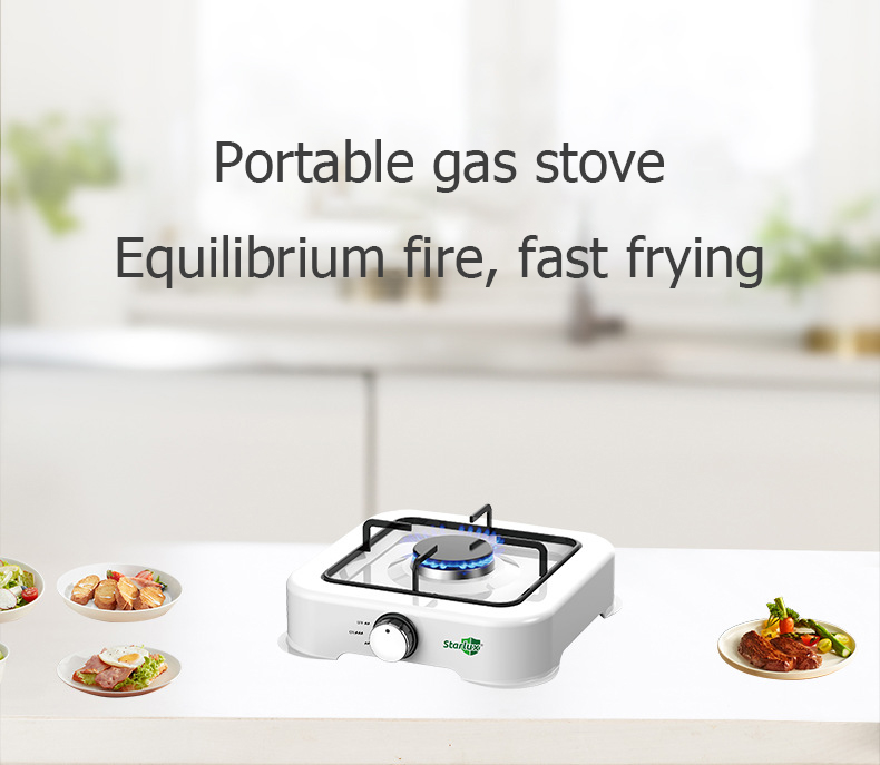 [European gas stove]เตาแก๊ส เตาแก๊สหัวเดี่ยว เตาแก๊สพกพา รุ่นSGS-6001 ...