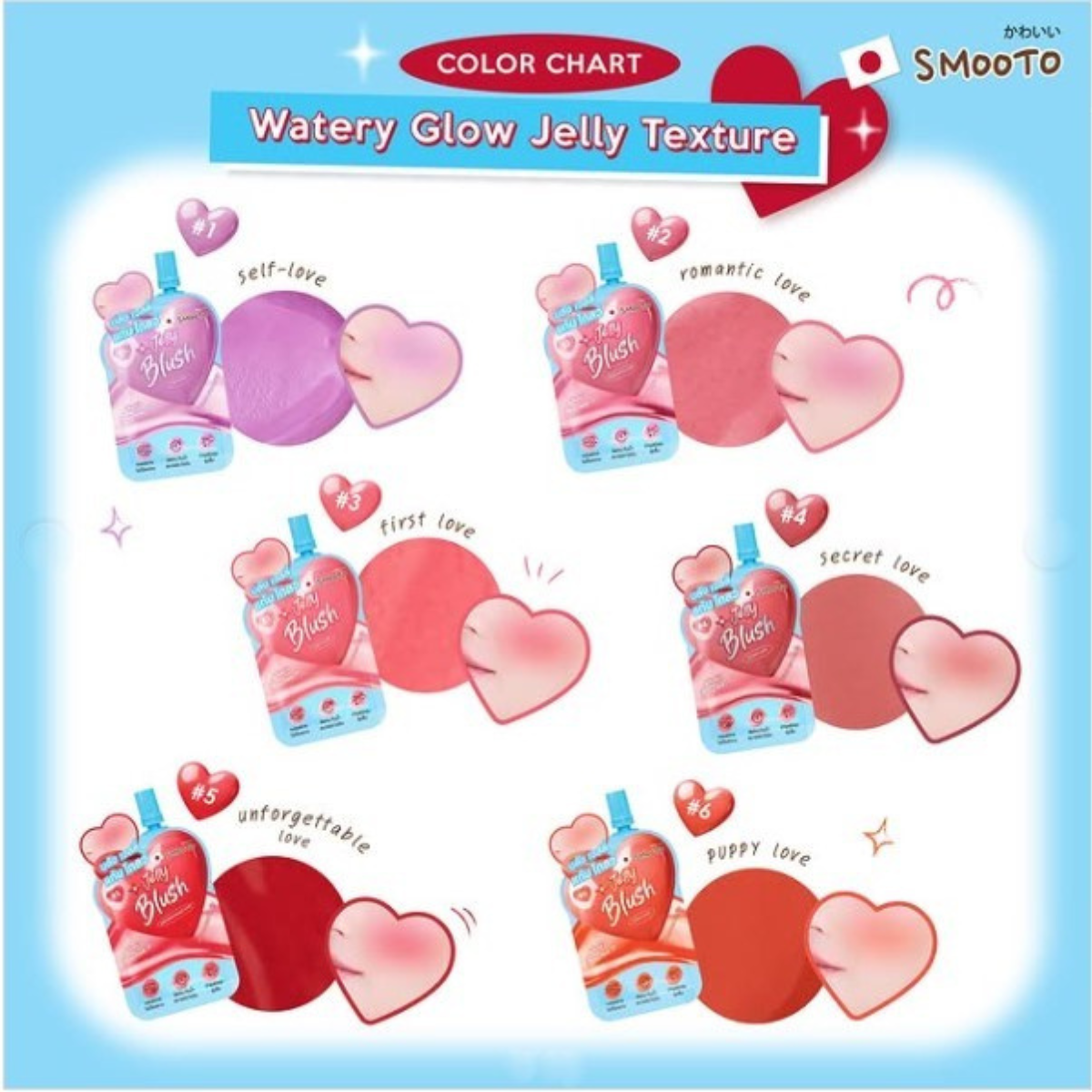 สมูทโตะ บลัช เจลลี่ [1 ซอง] วอทส์ ยัวร์ เลิฟ Smooto What's Your Love ...