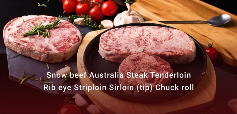 Thai Snow beef (Thai Wagyu) Sirloin Approx 330g - สโนว์ บีฟ เซอร์ลอยน์ส ...