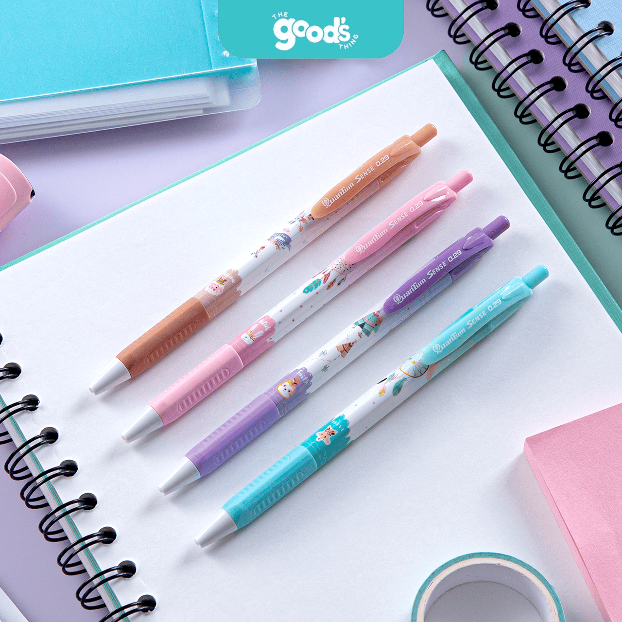 ปากกาลูกลื่น Quantum Sense ปากกา ควอนตัม หัว 0.29mm. หมึกน้ำเงิน คละลาย (จำนวน1ด้าม) | Shopee ...