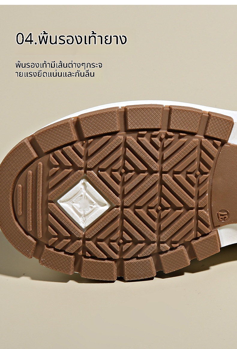 รองเท้าผ้าใบแฟชั่นสตรีสไตล์เกาหลี รองเท้าผ้าใบพื้นหนาสตรีสไตล์สตรีท ทน ...
