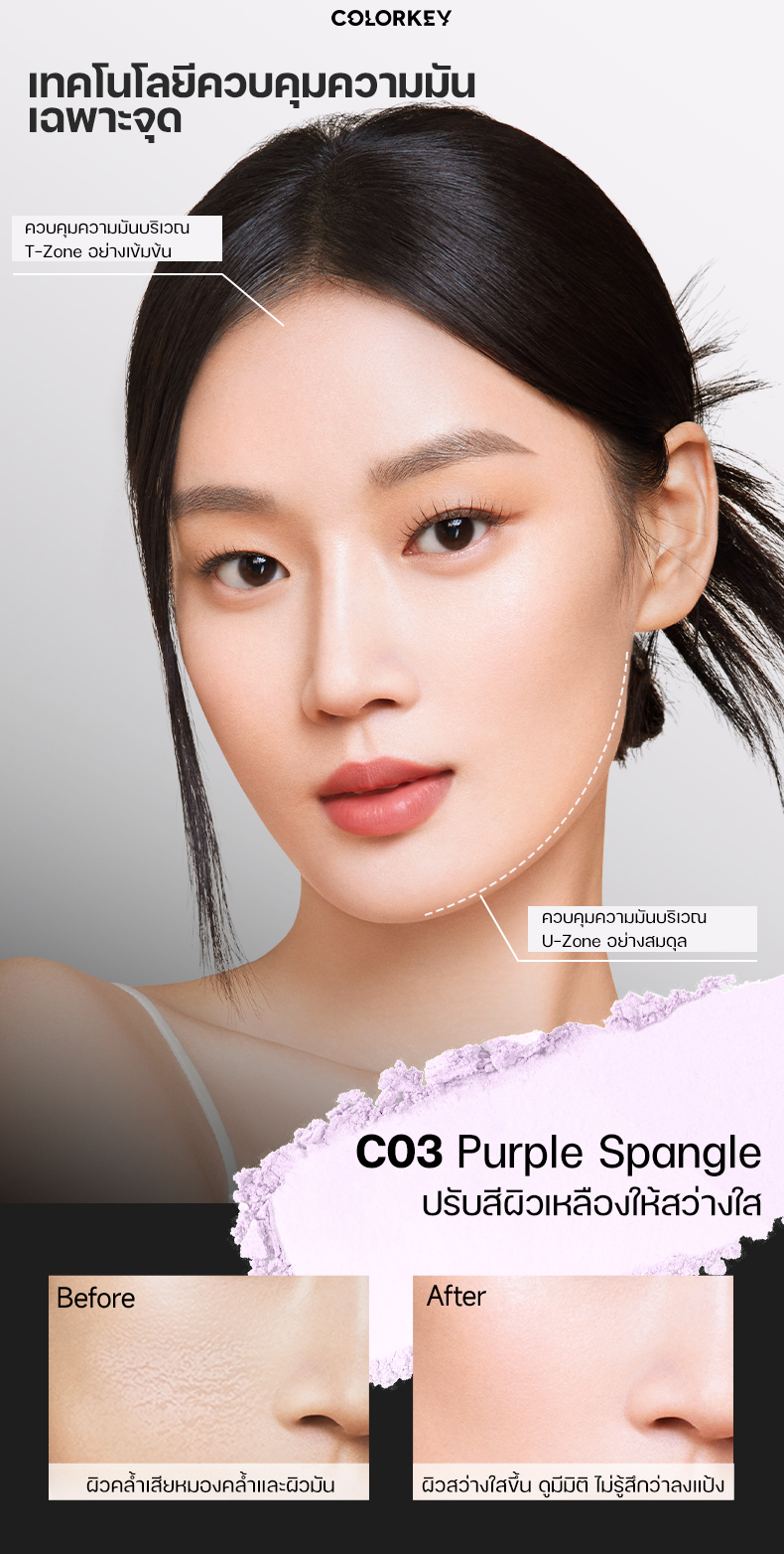 [พร้อมส่ง] COLORKEY LASTING NATURALLY-OCCURRING LOOSE POWDER แป้งฝุ่น ...