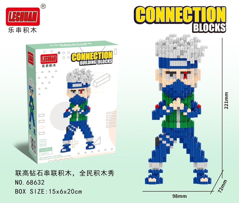 ตัวต่อนาโนแบบเฟือง Size XL - Lechuan 68631 - 68632 Naruto Shippuden ...