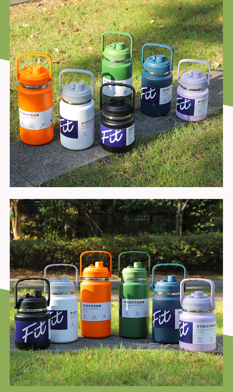 304 Stainless Steel Vacuum Flask - 1.5L/2L/2.5L, Leakproof & Portable ...