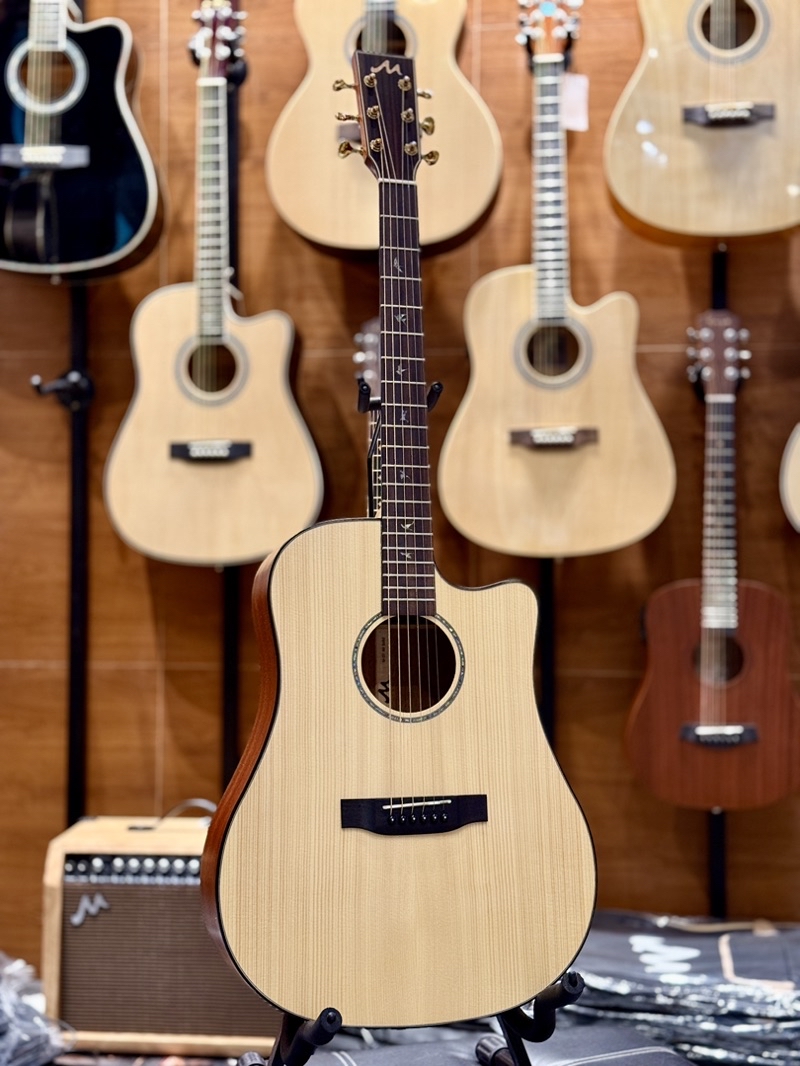 กีต้าร์โปร่ง Most M-07 All solid ไม้แท้ทั้งตัว ขนาด 41นิ้ว | Shopee ...