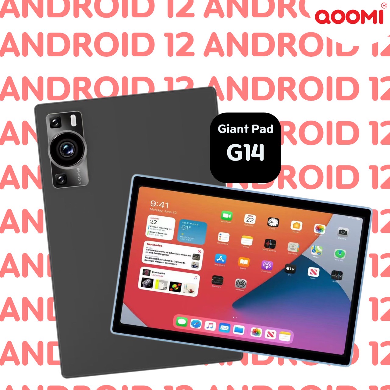 แท็บเล็ต QOOMI GIANT PAD G14 (2/32GB) จอใหญ่ 10.1 แบตอึดทน 6000mAh ...