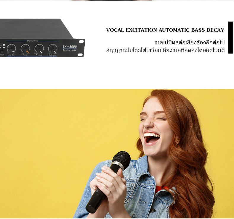 DBX-AUDIO EX3000 Exciter, Mid-Treble Booster, MAXIMIZER Digital Audio ...