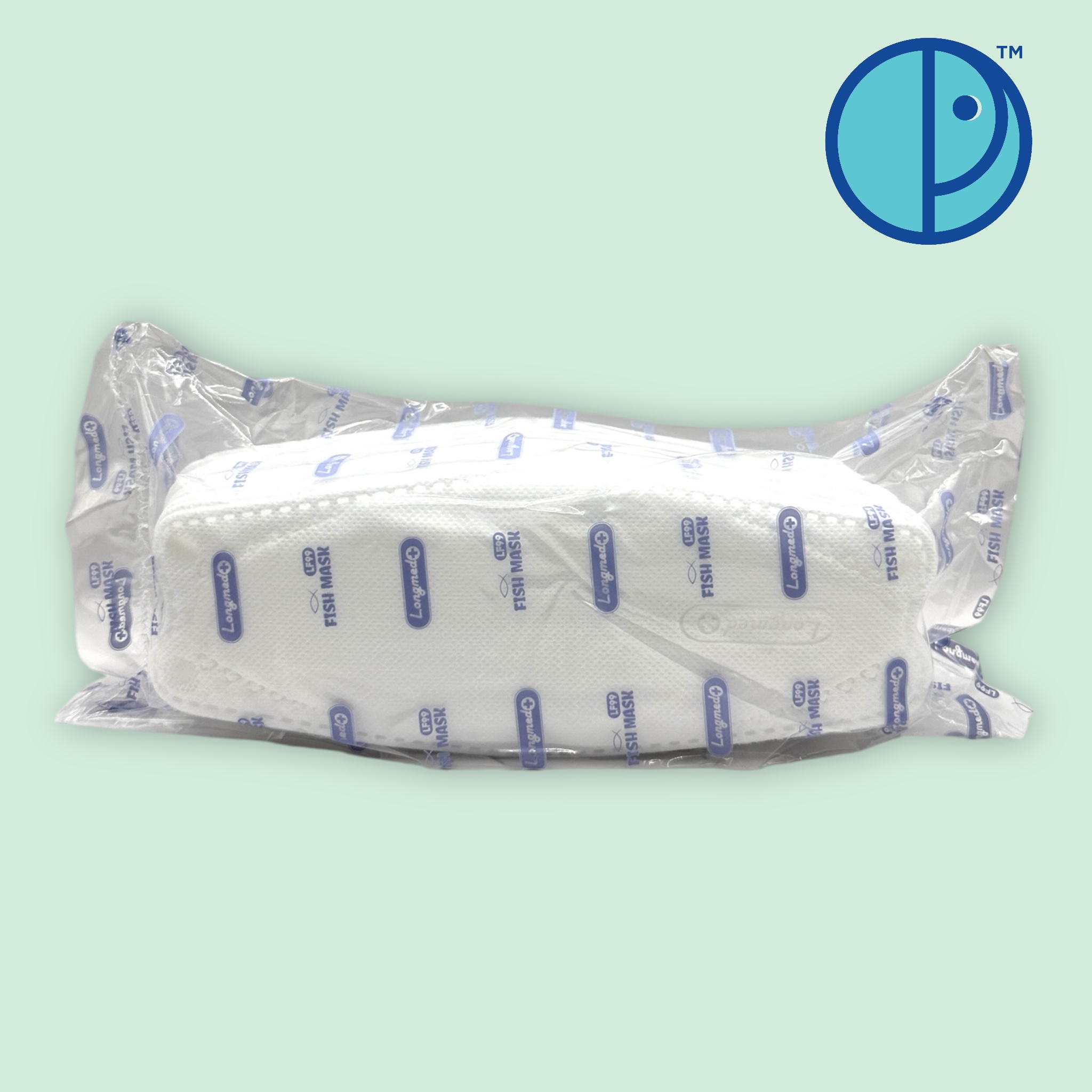 Longmed Klean Mask Fish Mask LF99 หน้ากากอนามัย หน้ากากปลา 4 ชั้น (ขนาด ...