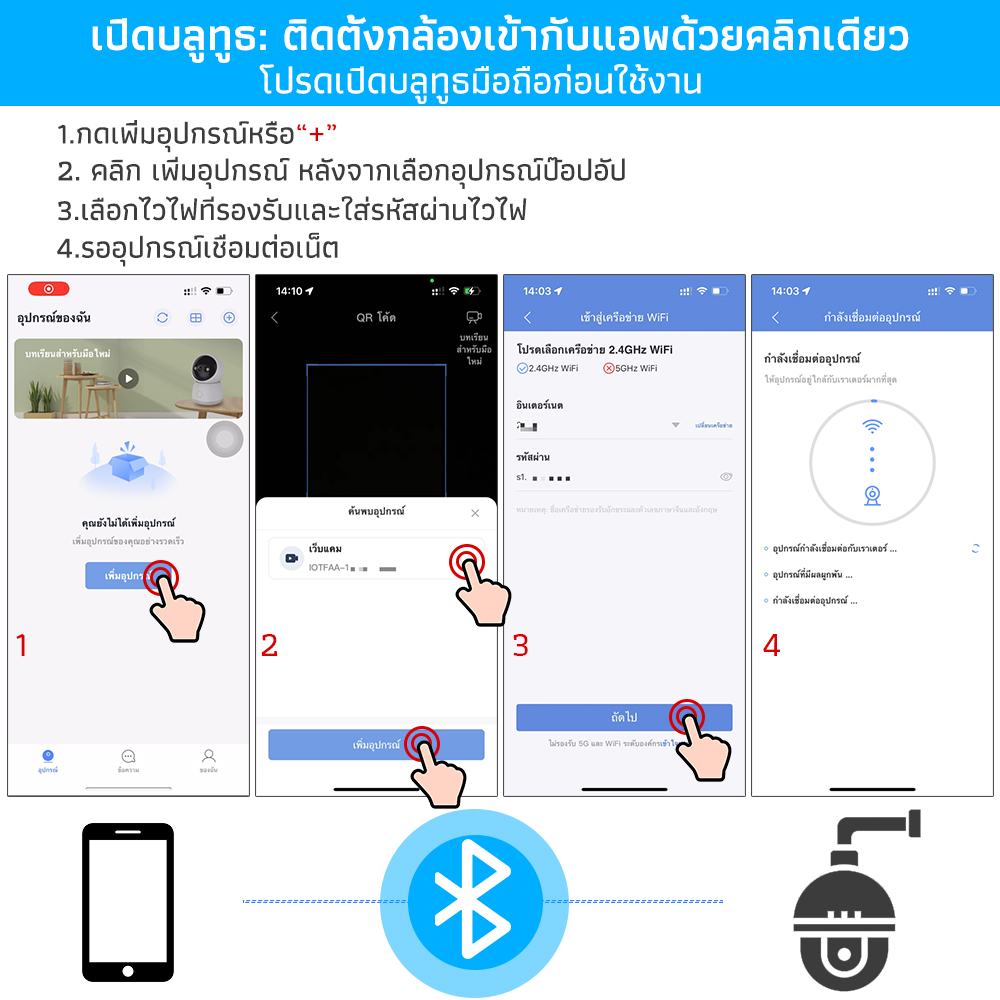 Aisee 4K กล้องวงจรปิดไร้สาย 5g wifi cctv กล้องวงจร IP Camera 8ล้าน ...